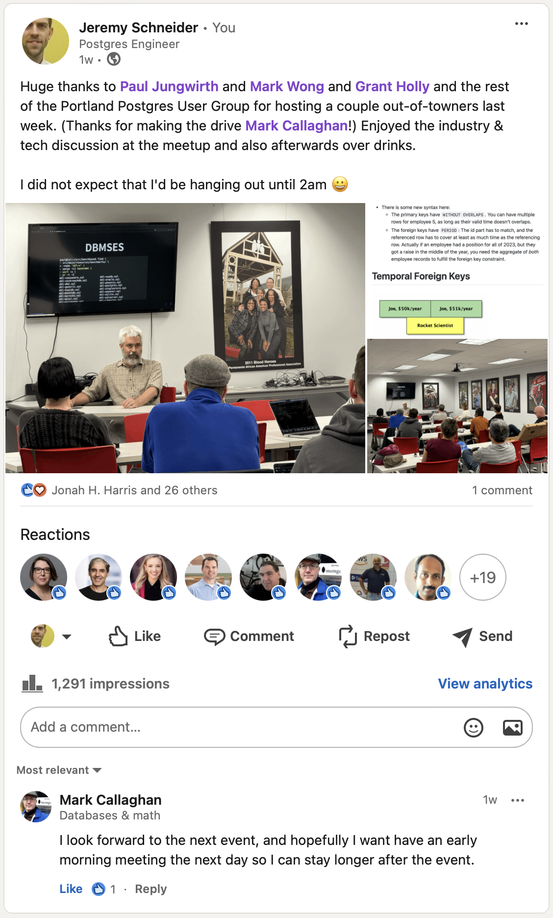 Good Benchmark Engineers and Postgres Benchmark Week | Ardent Performance Computing